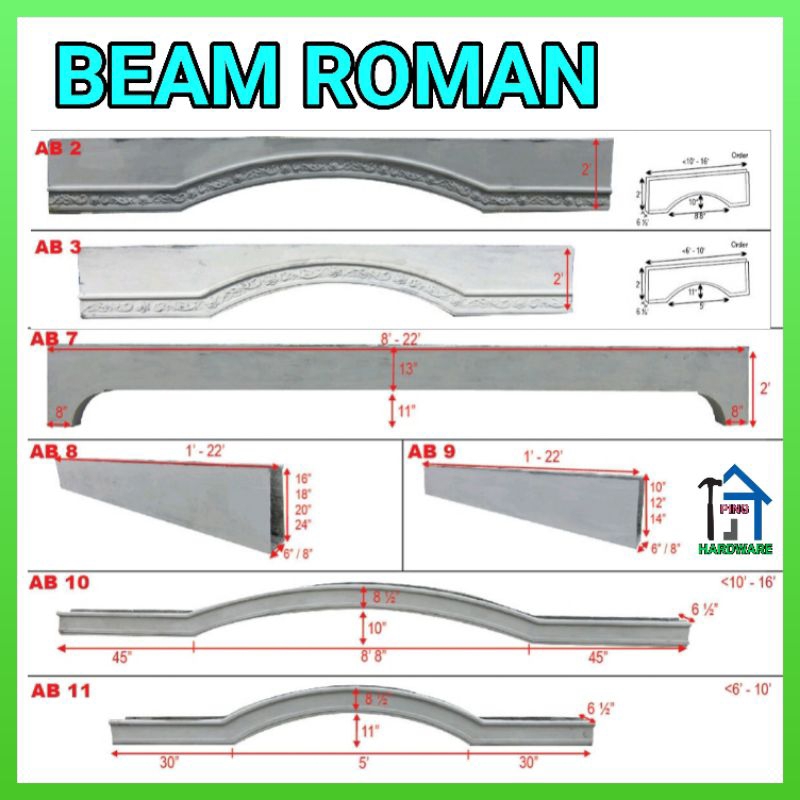 Simen BEAM Roman (Custom Made Panjang) | Shopee Malaysia