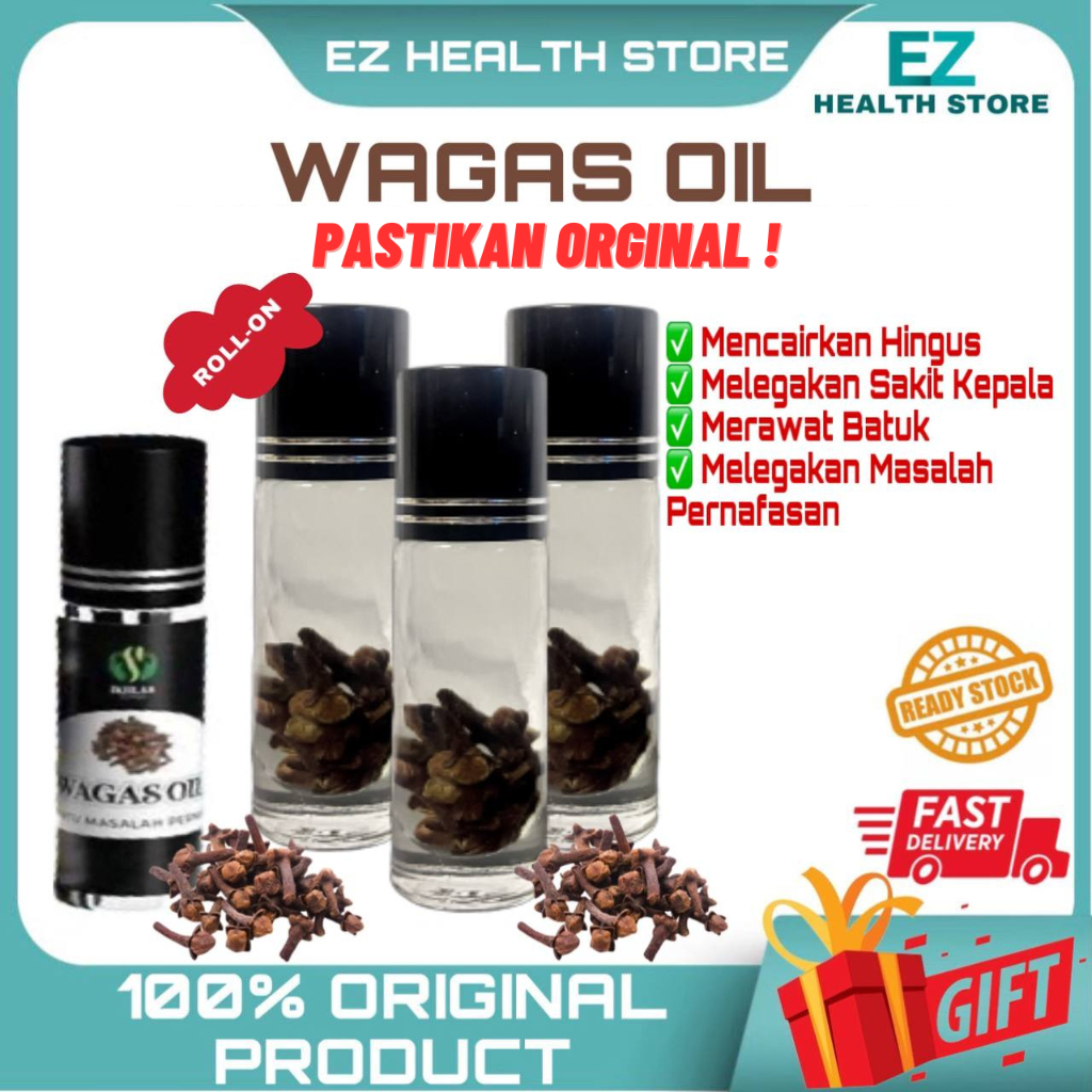 IKHLAS HERB WAGAS OIL MINYAK CENGKIH ASLI AROMATHERAPY BATUK SELSEMA ...