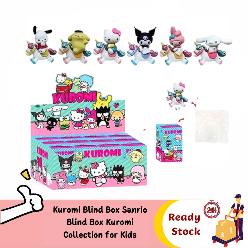 Hello Kitty Kuromi Blind Box Birthday Party Sanrio Toys Kuromi ...