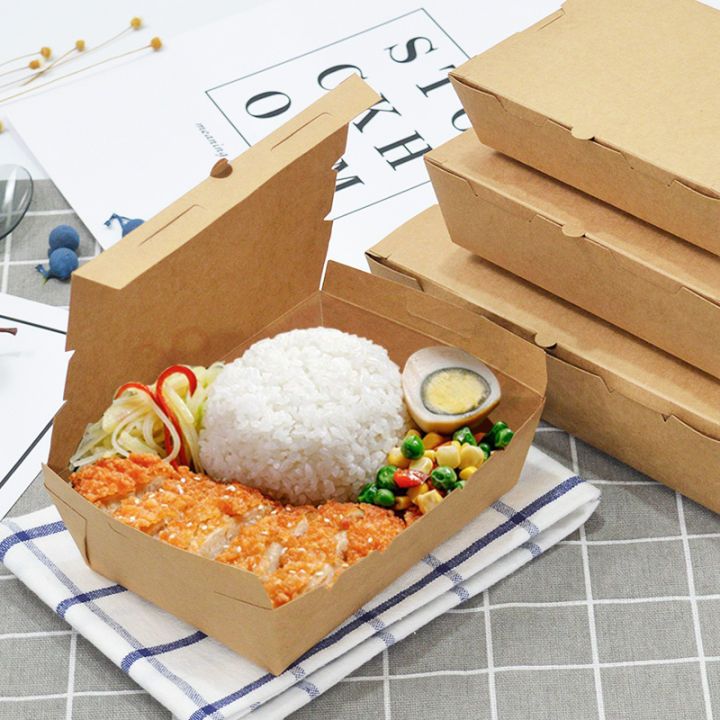 (NOT RECYCLE PAPER) ECO FRIENDLY HIGH QUALITY TAKE AWAY PAPER LUNCH BOX ...