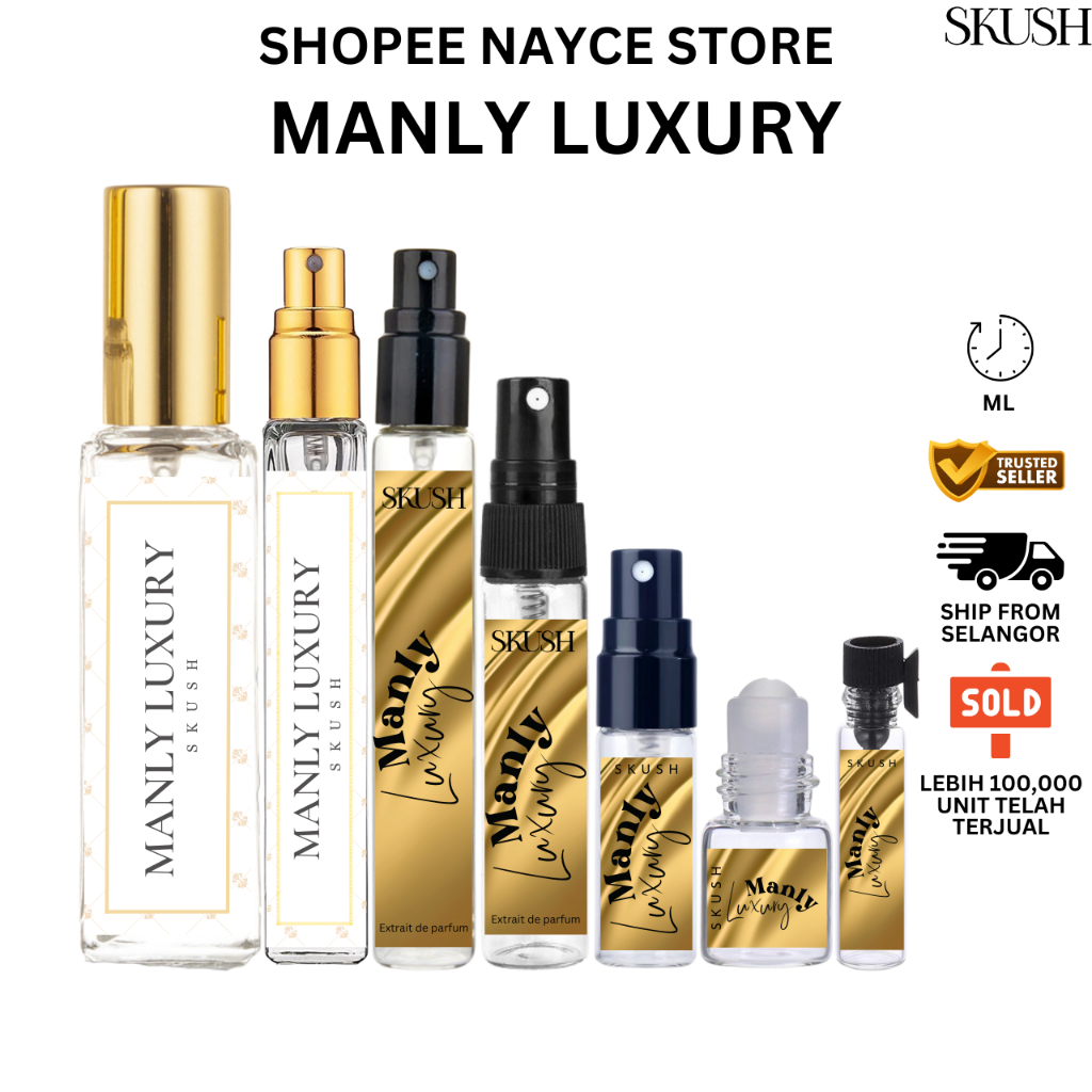 SKUSH MANLY LUXURY High Quality Perfume Pen Women MInyak Wangi Wanita ...