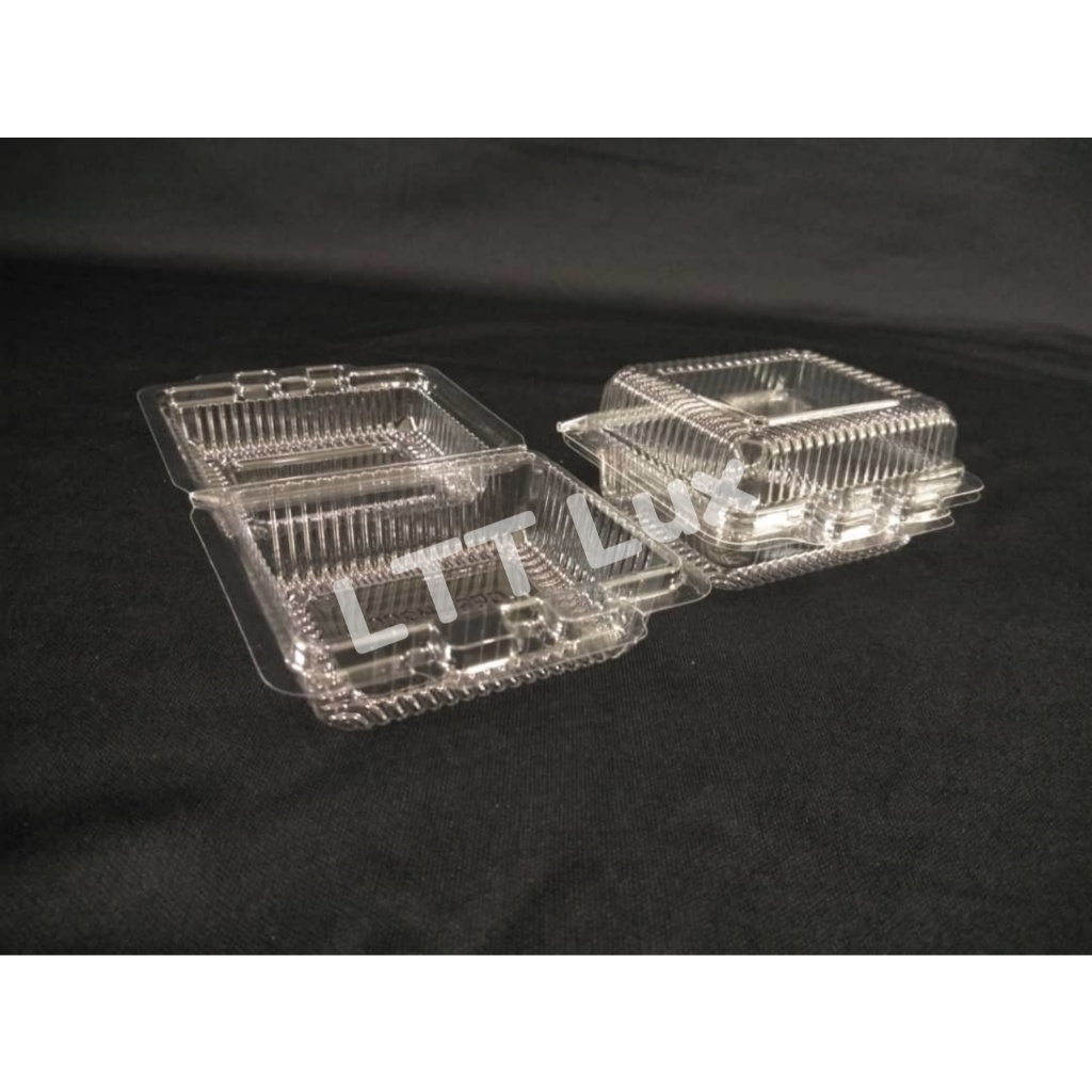 Kuih Container OPS H200 / Disposable Plastic Clear Bakery Container ...