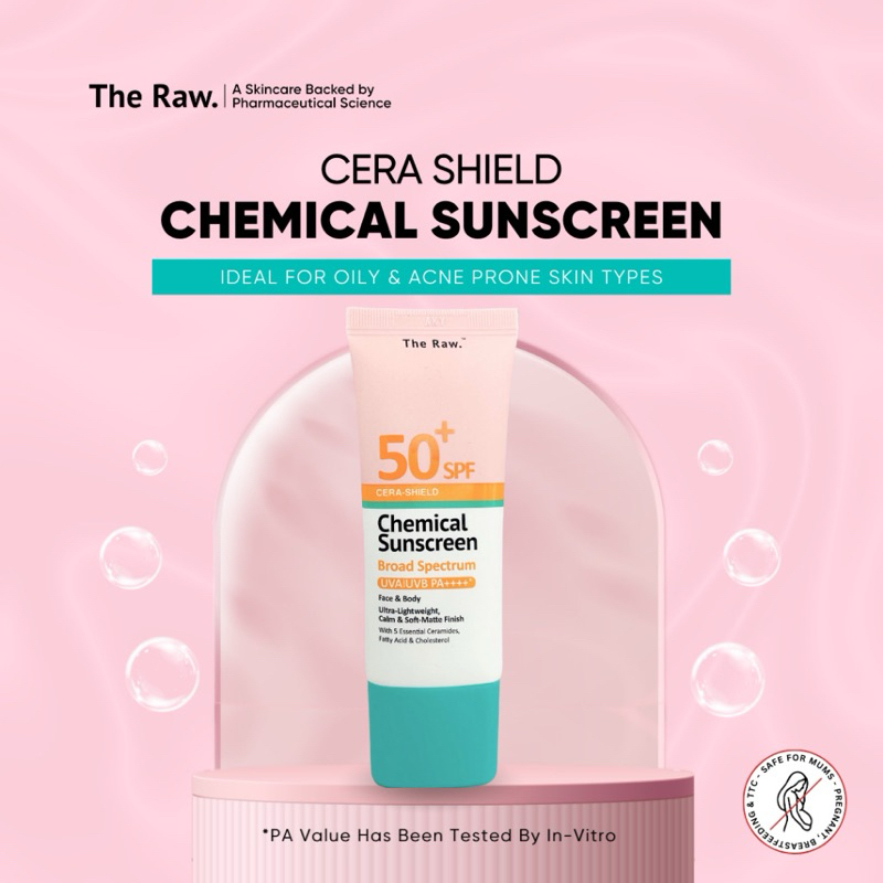 [SHIP TODAY+FREE GIFT+FAST DELIVERY+ORIGINAL] The Raw. Cera-Shield Chemical Sunscreen SPF 50+ PA ...