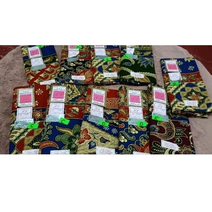 KAIN BATIK 3 SERANGKAI ASLI {COMBO 2 Helai} | Shopee Malaysia