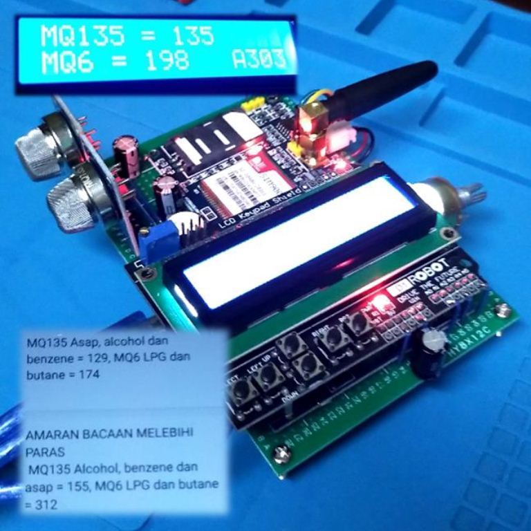 Arduino Gas Sensor Gsm Project Projek Rbt Tahun Akhir Fyp Shopee Malaysia