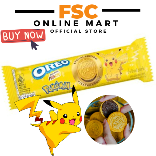 [FSC] Oreo Pokemon Choco Banana Flavor 119.6gm (Limited Edition ...