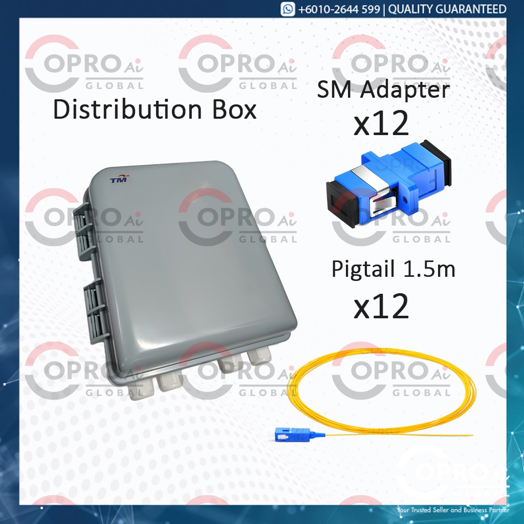 24 Port Fiber Optic FTTH Termination Box (FTB) / Distribution Box ...