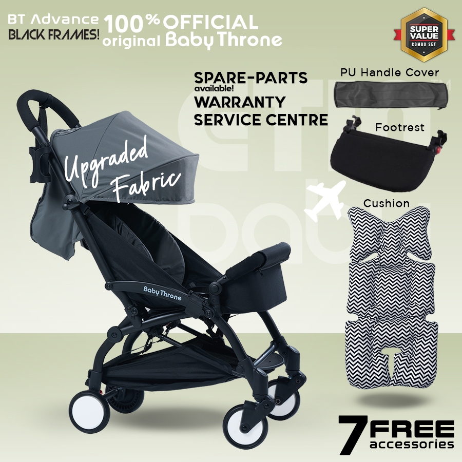 BABY THRONE Advance Baby Stroller [GENUINE] Travel Cabin Compact ...