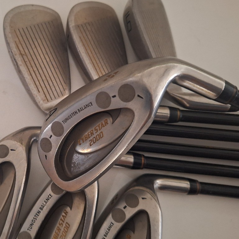 Yonex Cyber Star 2000 Tungsten Balance Graphite Irons Set - 7 pieces ...