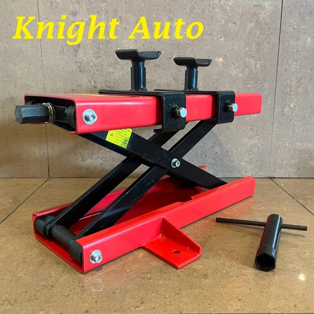 KGT Heavy Duty Motorcycle Lift Jack 1100lbs without Dolly Hand Jack ...