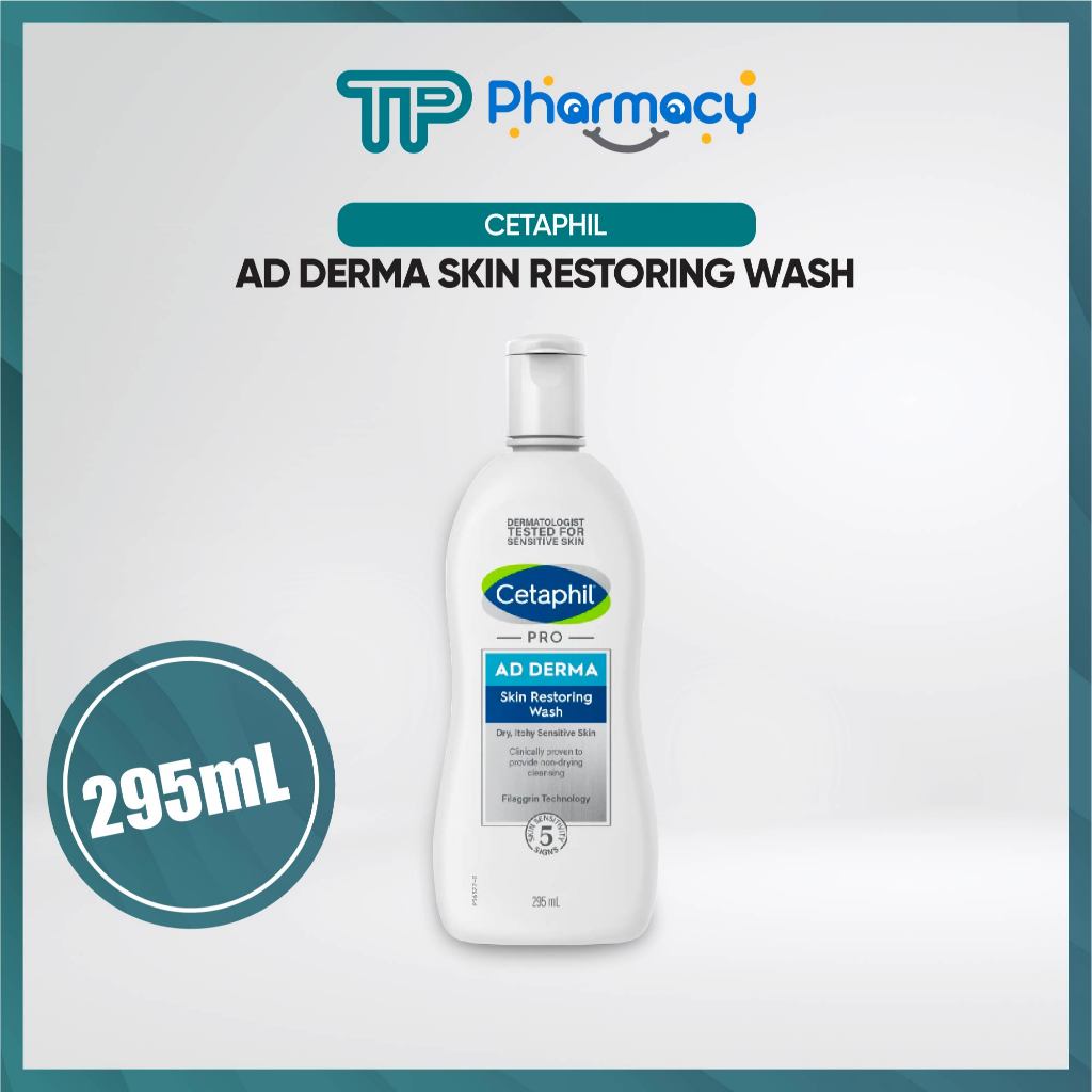 Cetaphil Ad Derma Skin Restoring Wash 295 ml | Shopee Malaysia