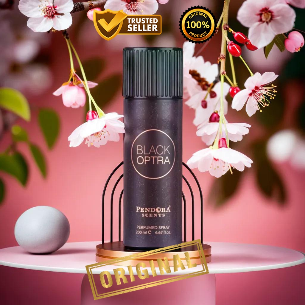Black Optra 200ml Perfume Body Spray by Pendora Scents 100% Original ...