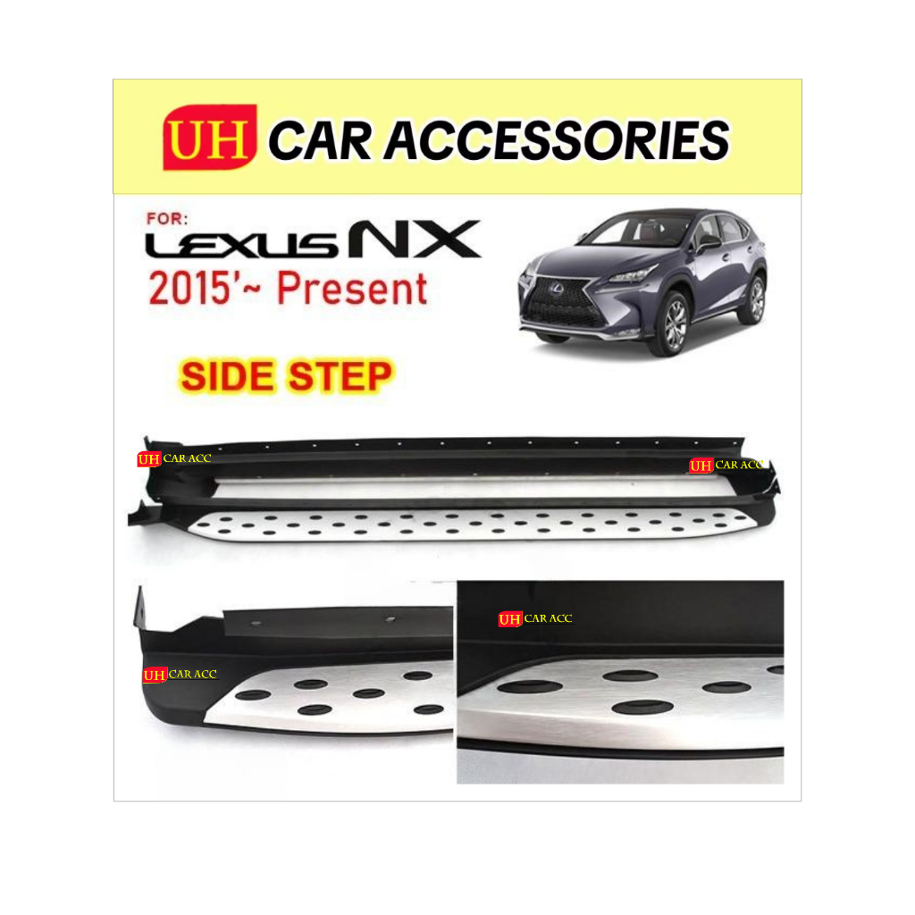 LEXUS NX 2015 - 2021 SIDE STEP RUNNING BOARD SIDE STEP ( SUPPORT UP TO ...