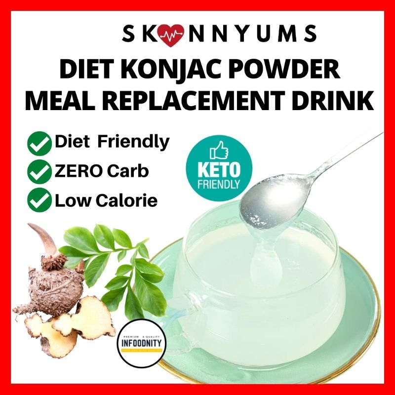 Konjac Powder MH FOOD Organic Psyllium Husk (100g) for Keto Diet Baking ...