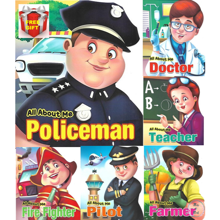 Children's Reading Books (1 set = 6 Books) ALL ABOUT ME - OCCUPATIONS ...
