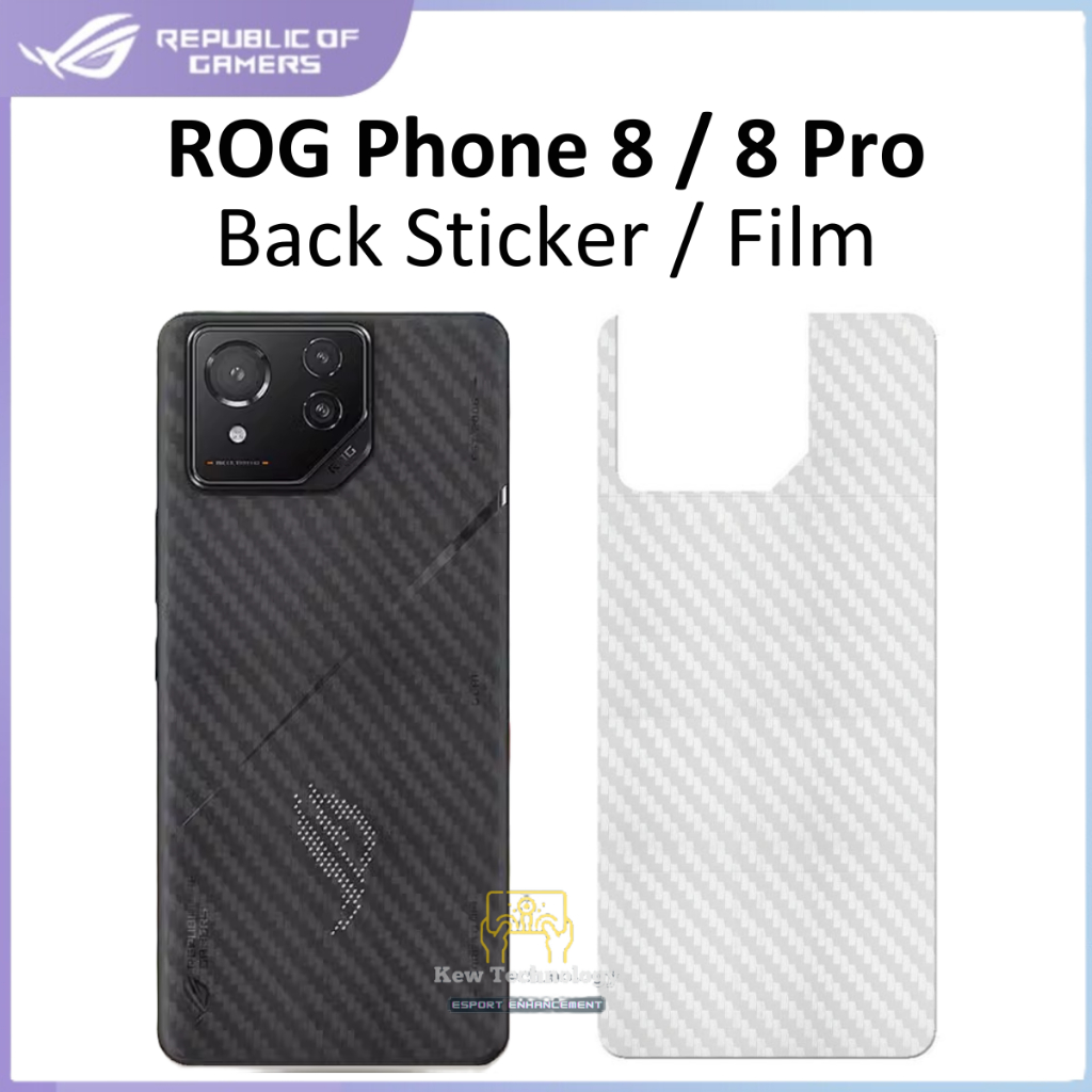 Asus ROG Phone 8 ROG Phone 8 Pro Back Sticker Back Film Wrapping ROG 8 ...