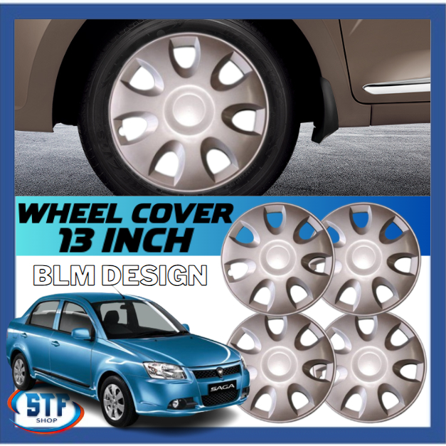 Universal R13'' Inch Car Wheel Cover Tyre Center Hub Cap Steel Rim ...