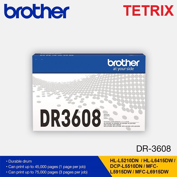 Brother DR-3608 Original Drum Unit 100% Genuine DR3608 for HL-L5210DN ...