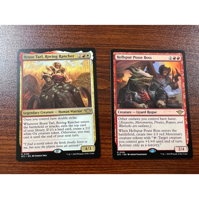 Magic The Gathering Bruse Tarl, Roving Rancher/Hellspur Posse Boss (OJT ...