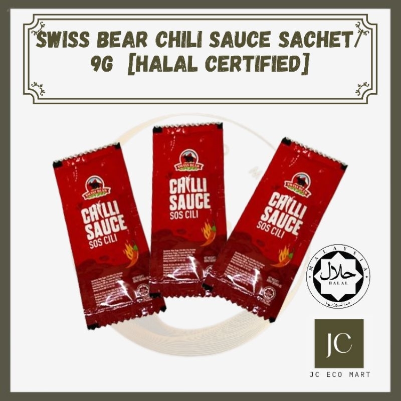 Swiss Bear Chili Sauce Sachet 9g[HALAL CERTIFIED] | Shopee Malaysia