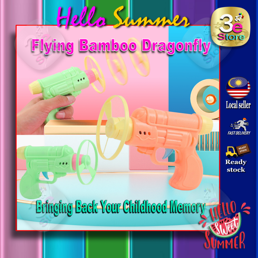 Flying Discs Rotating Luminous Dragonfly Game Rotating Ejection Frisbee ...