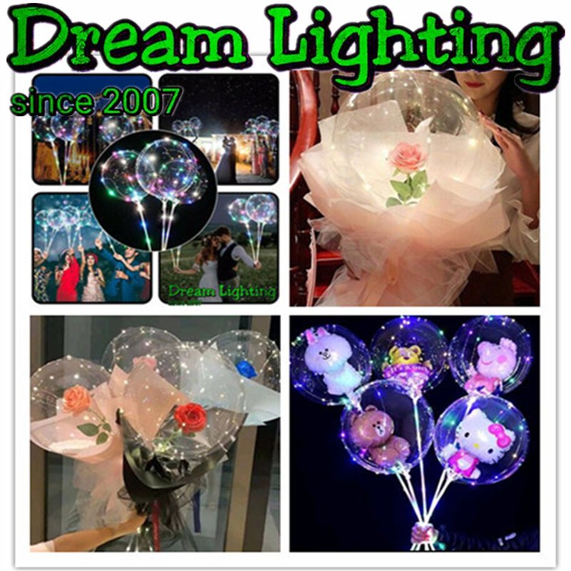 Dream Lighting / LED Balloon Multi color / 3Meter fairy light ...