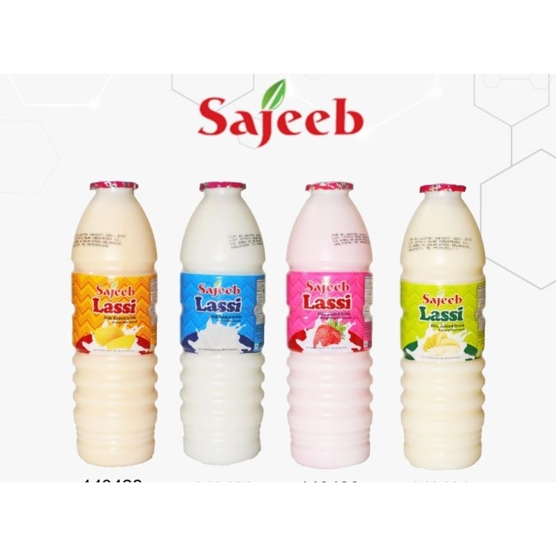 SAJEEB LASSI LITCHI/BANANA/STRAWBERRY/ORIGINAL/MANGO 285ML | Shopee ...