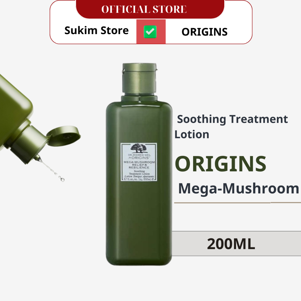 ORIGINS Mega-Mushroom Relief & Resilience Soothing Treatment Lotion 200ml | Shopee Malaysia