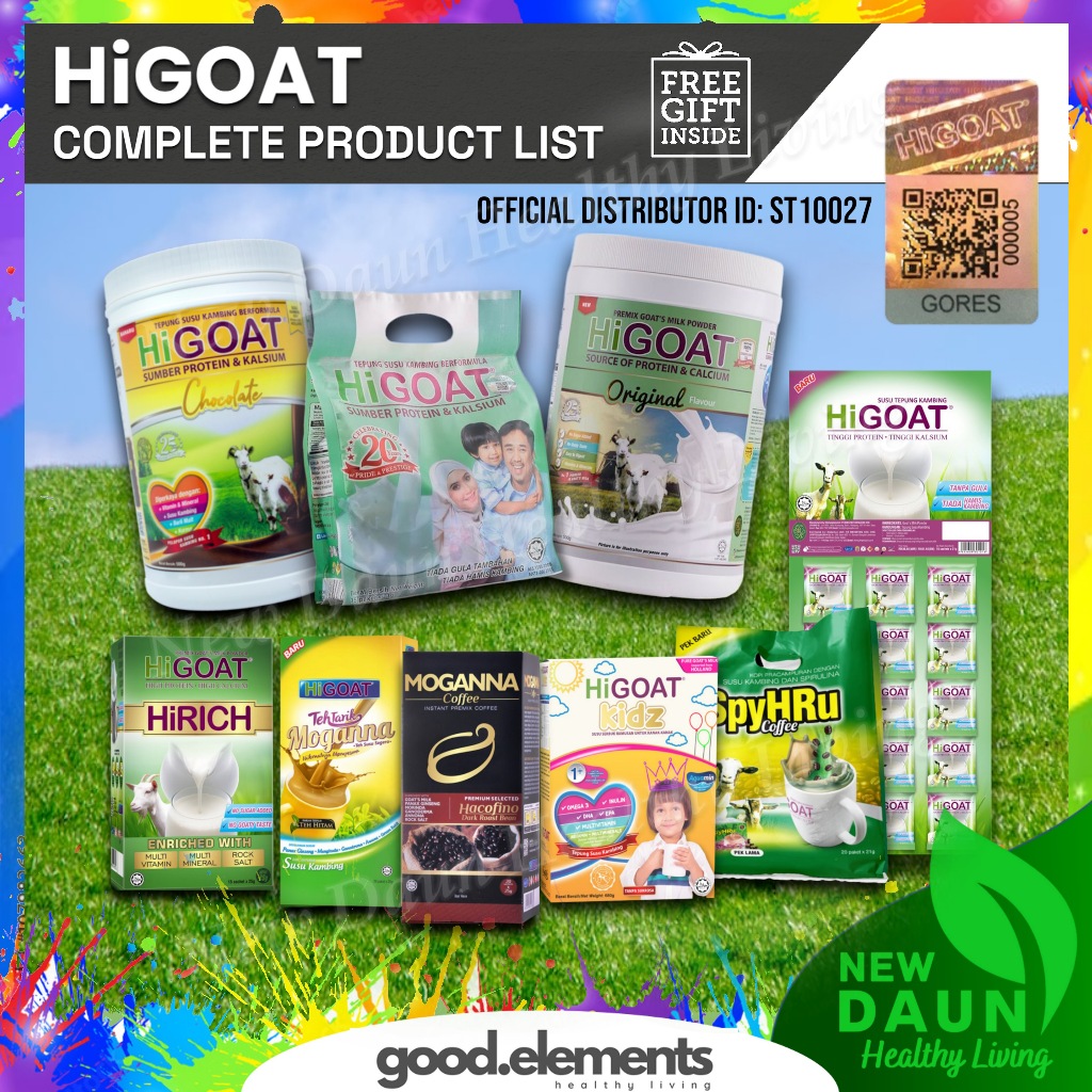 [Official Distributor ID: ST10027] Original HiGoat Hi Goat Susu Kambing ...