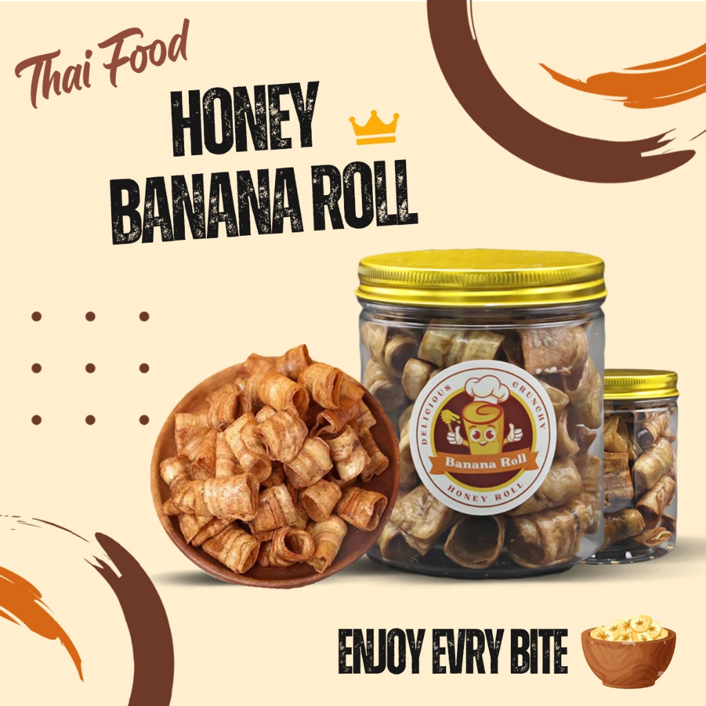 Crispy Honey Banana Roll/Kerepek Pisang Gulung/Banana Crisp 怡保传统香蕉卷 ...