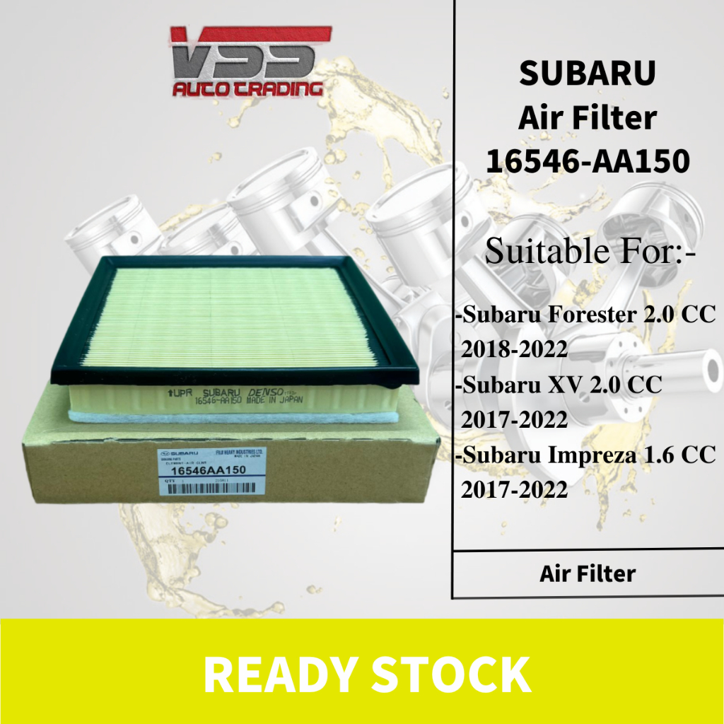 Genuine Subaru Engine Air Filter for Subaru XV Forester WRX Legacy ...