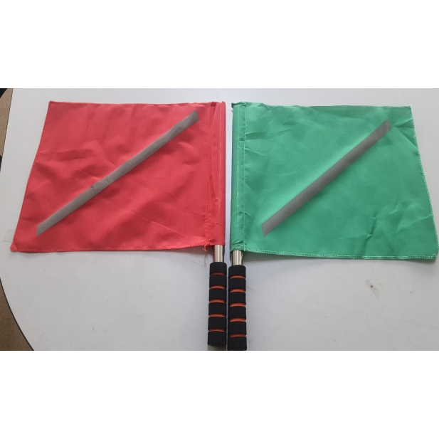 Reflective Safety Flag for Traffic Control or construction Flagman Use ...