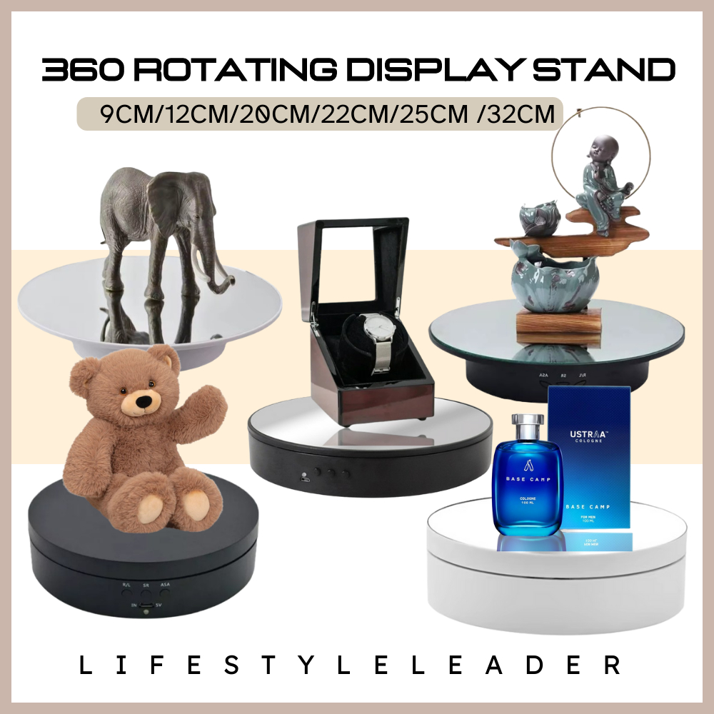 360° Product Rotating Display Stand Turntable Display Stand Electric ...