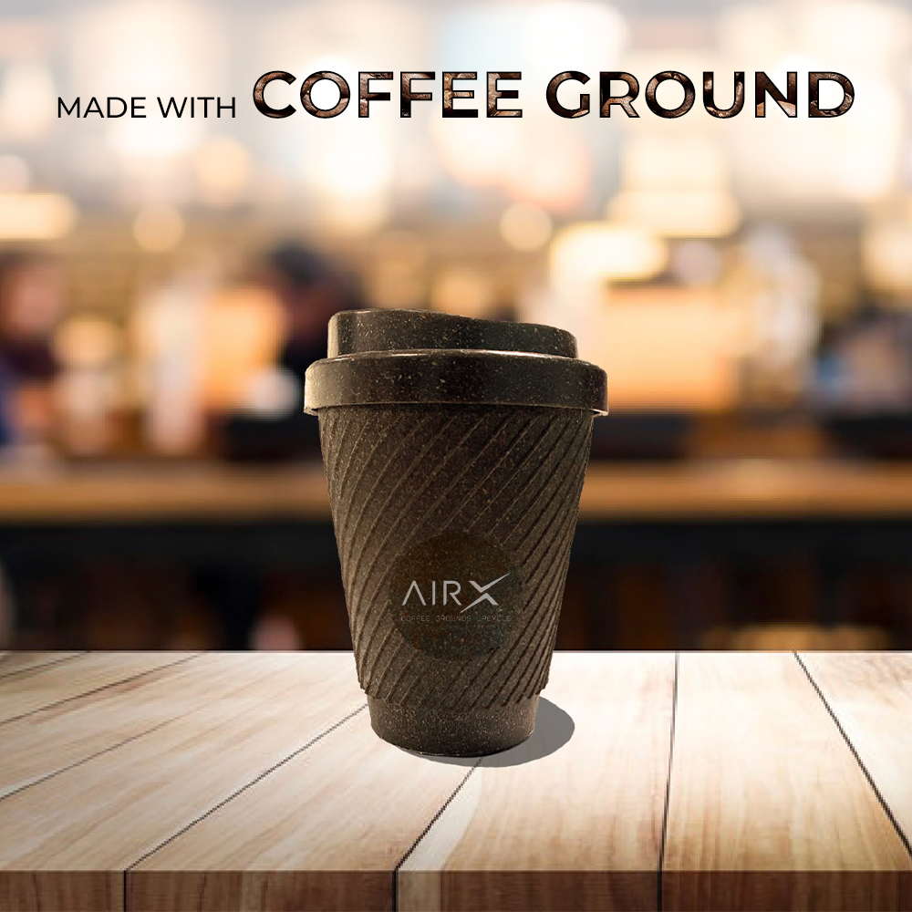 AirX COFFEE ToGo CUP | Tumbler | Bio Plastic Cup Made From Coffee Brew ...