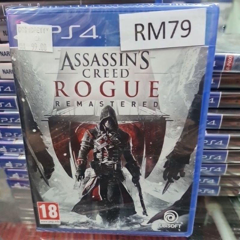 PS4 ASSASSIN'S CREED ROGUE REMASTERED ENG R2 NEW AND SEALED | Shopee ...