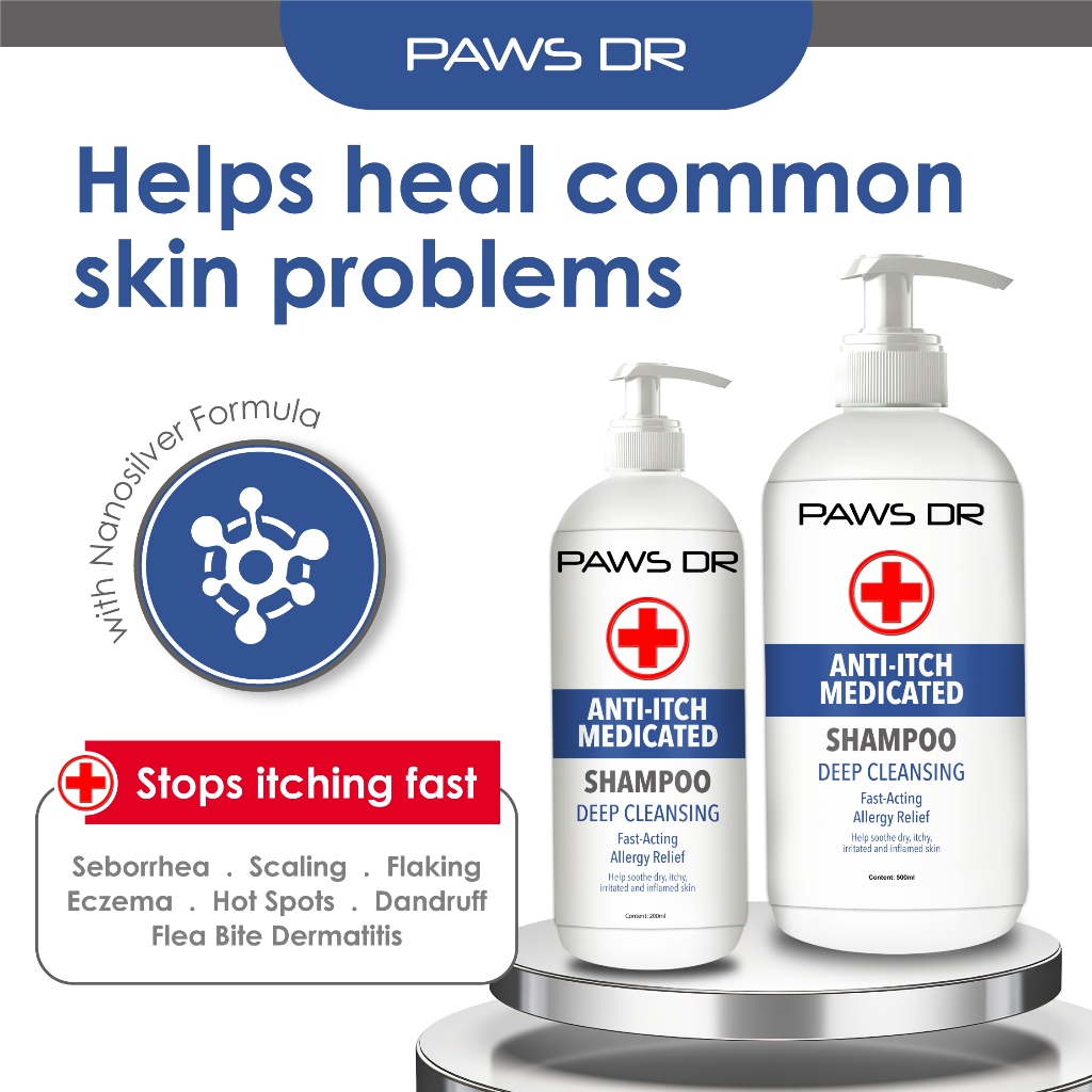 Paws Dr Pet Medicated Shampoo for Cat and Dog Syampu Kucing Anjing ...