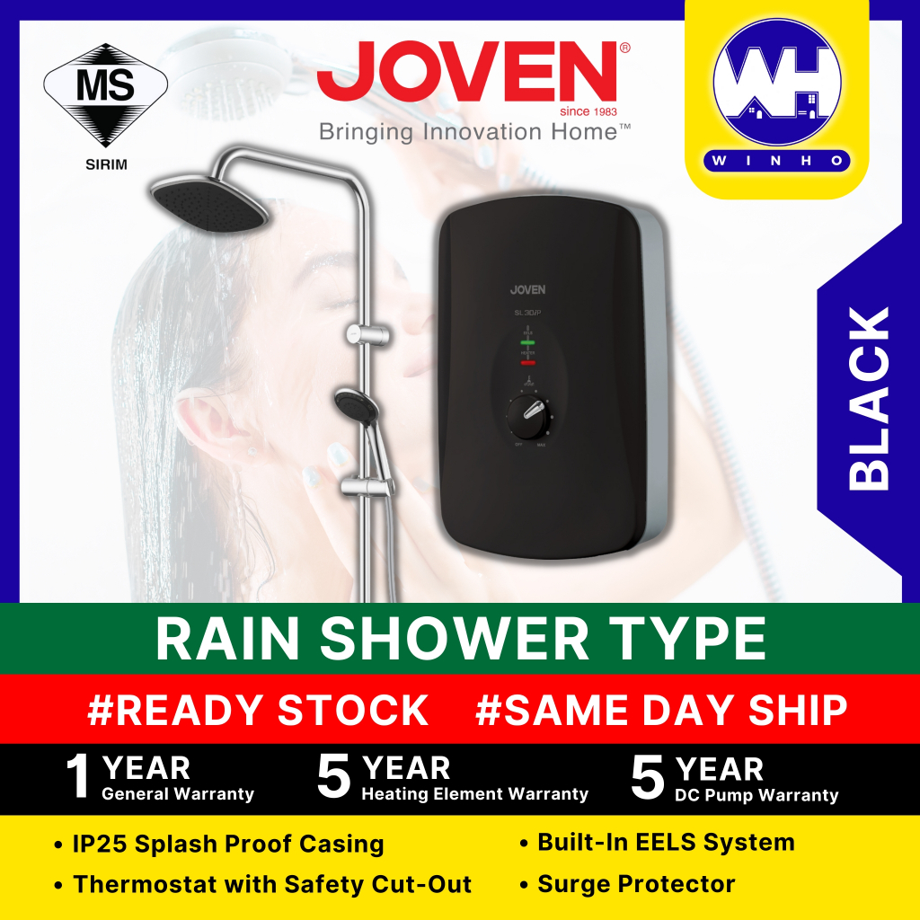 JOVEN SL30iP or SL30iP-RS Inverter DC Pump Instant Water Heater with ...