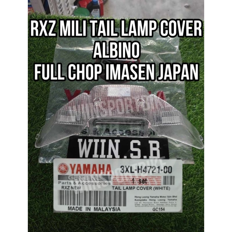 ORIGINAL IMASEN ALBINO CLEAR RXZ TAIL LAMP COVER LAMPU BELAKANG RXZ ...