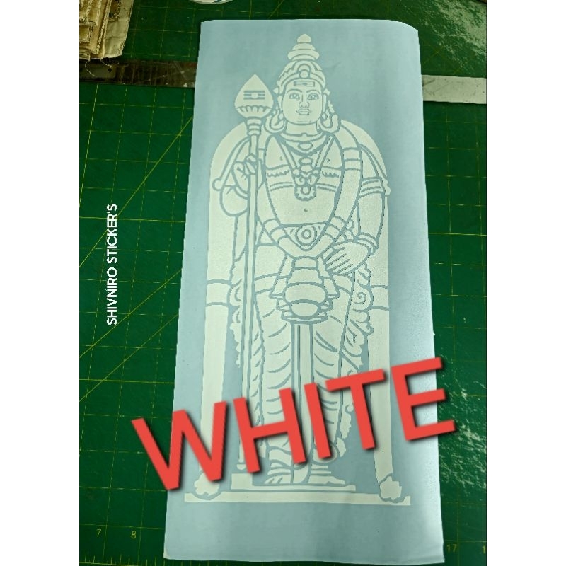 BATU CAVES MURUGAN CUTTING STICKER SUITABLE FOR CAR LORI PRAYER ROOM ...