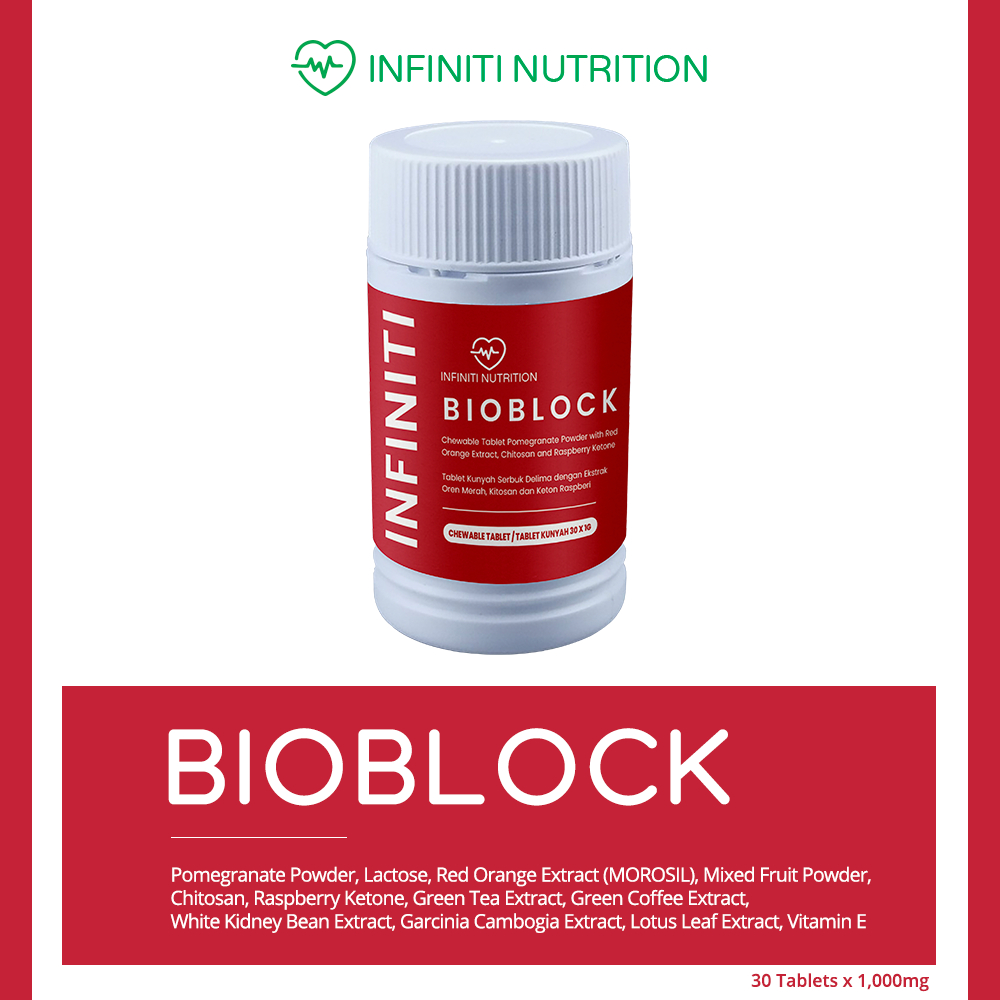 INFINITI BIOBLOCK - (30 x 1,000mg) Carb Blocker + Fat Burner ...