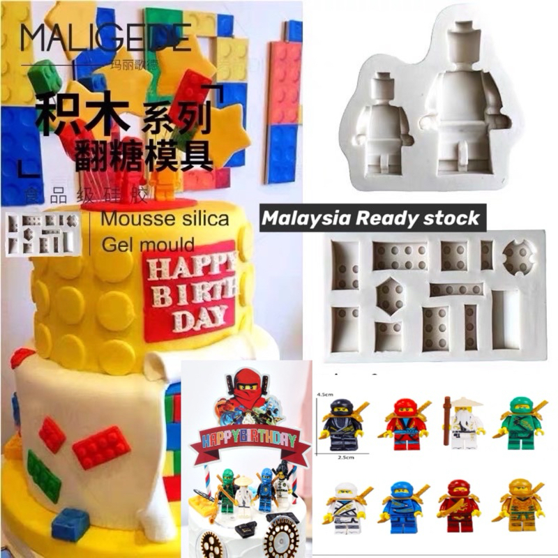 Lego Building Blocks Silicone Moulds DIY Moulds Robot Design Lego ...