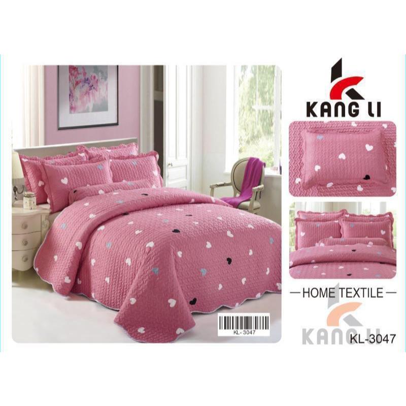 Premium Cadar Patchwork Set (6IN1) Tilam Katil Queen/King Size ...