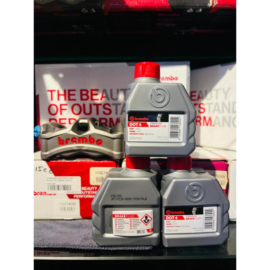 100% Original Brake Oil Fluid Dot4 250ML Minyak Brek Universal Xmax ...