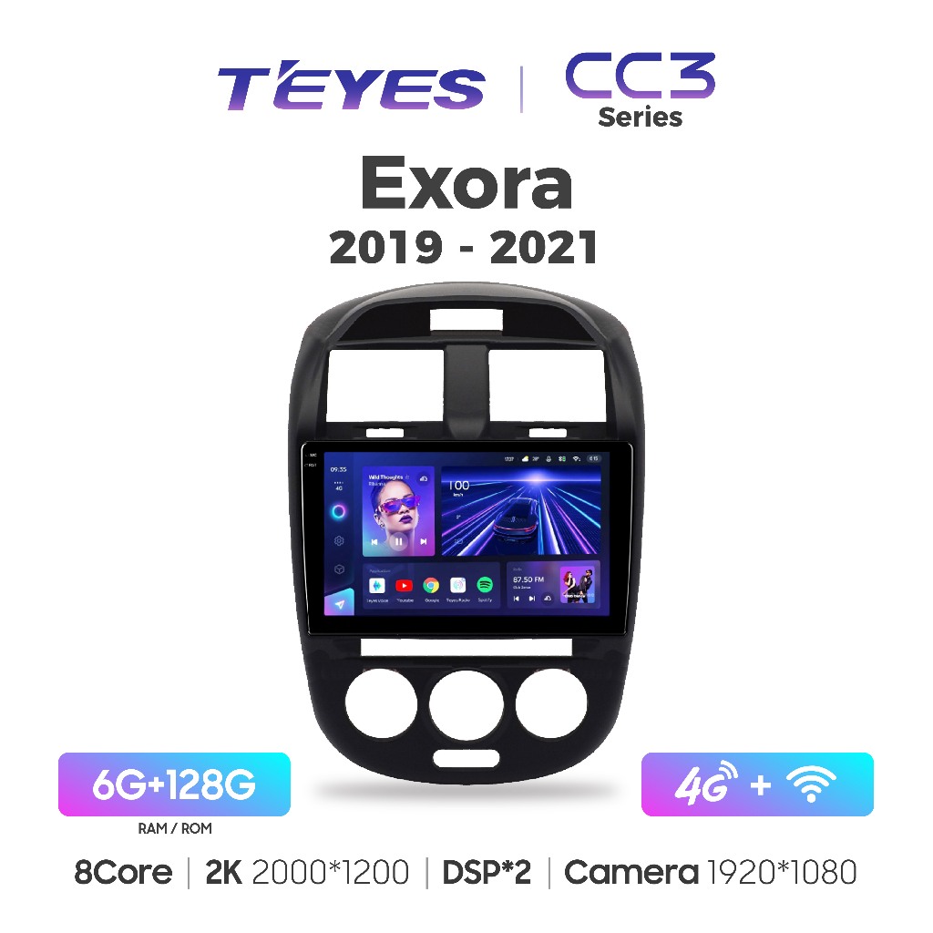 Teyes CC3 Series Proton Exora 2019-2021 Android Car Player 10" | Shopee Malaysia