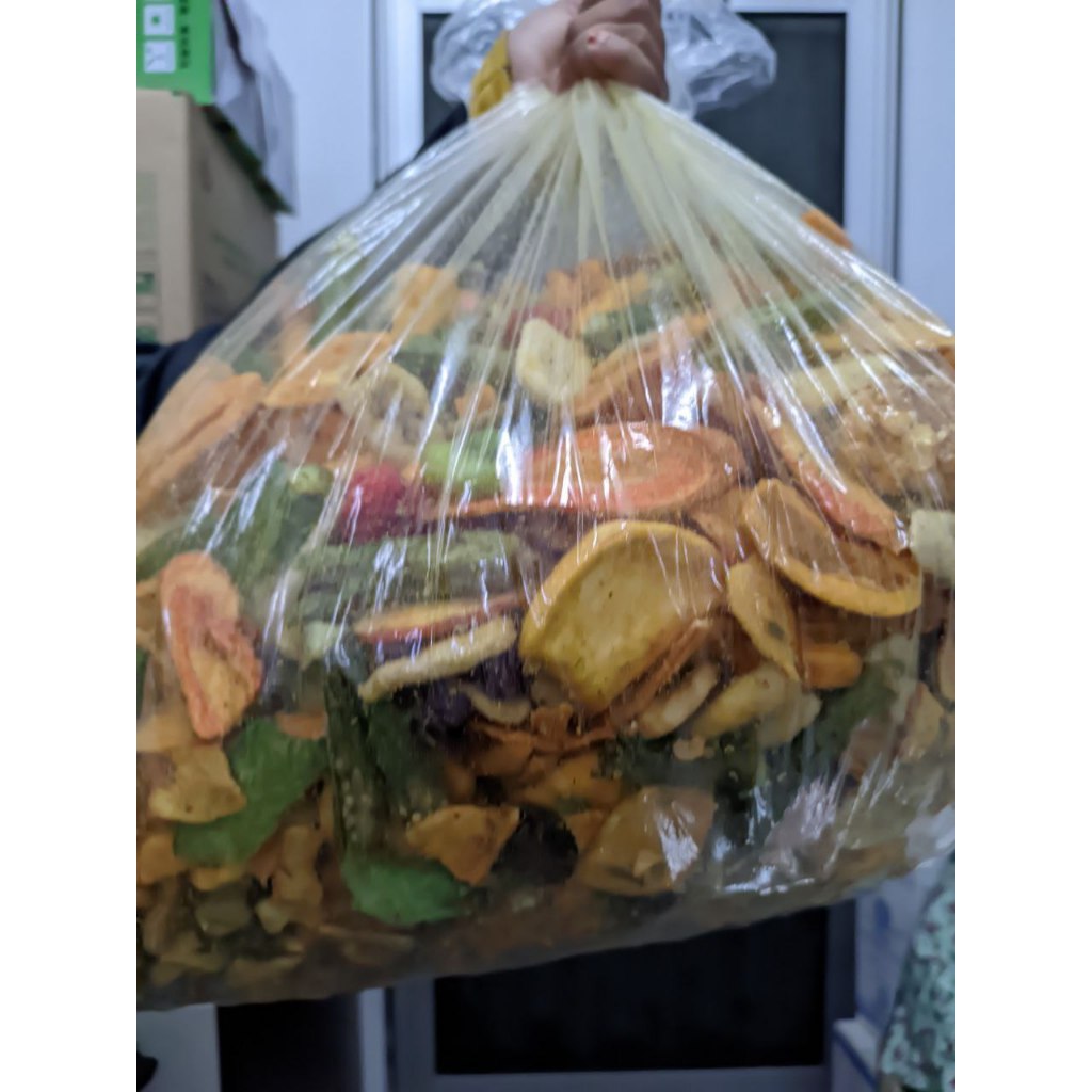 500GRAM KEREPEK KERING BUAH SAYUR DRIED FRUIT AND VEGGIE 500GRAM ...