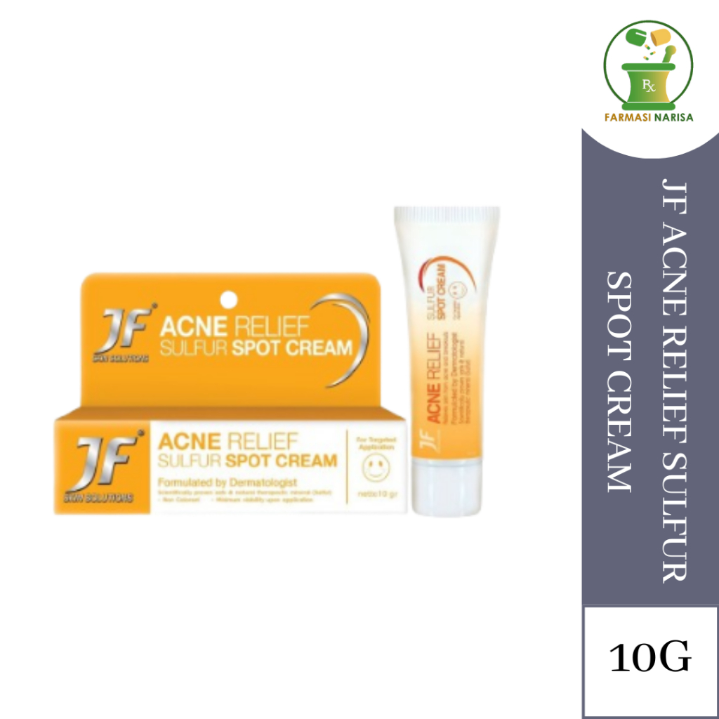 JF ACNE RELIEF SULFUR SPOT CREAM 10G | Shopee Malaysia