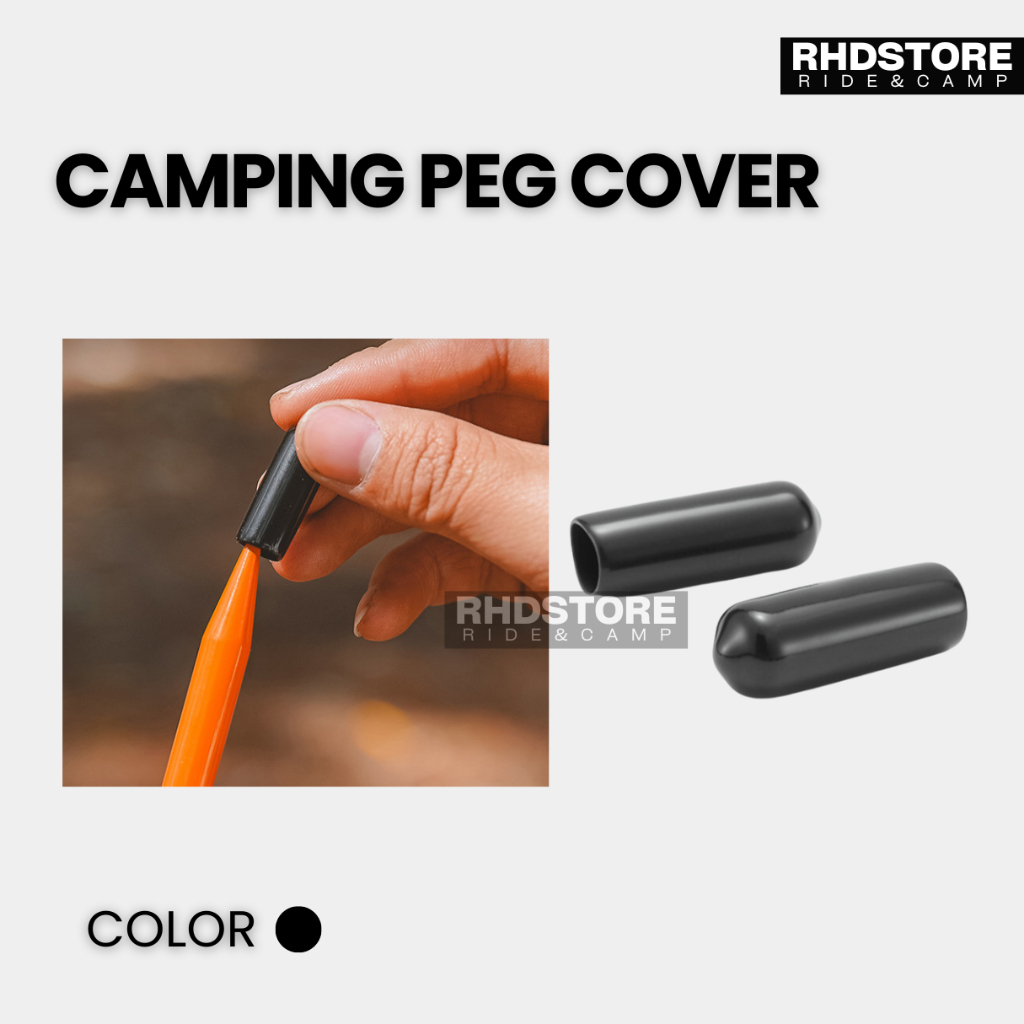 Camping Peg Sharp Protection Cover Pack of 10's Steel Nail Paku Khemah ...