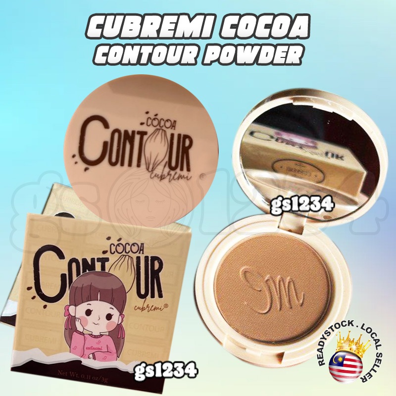 CUBREMI COCOA CHOCOLATE CONTOUR POWDER COMPACT CONTOUR | Shopee Malaysia
