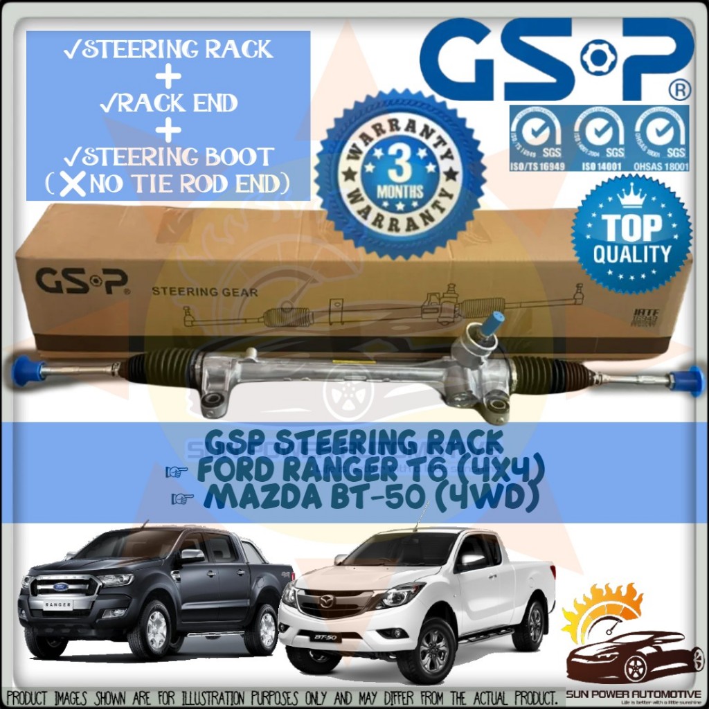 Ford Ranger T6 4X4 / Mazda BT-50 BT50 4WD AWD GSP Power Steering Gear ...