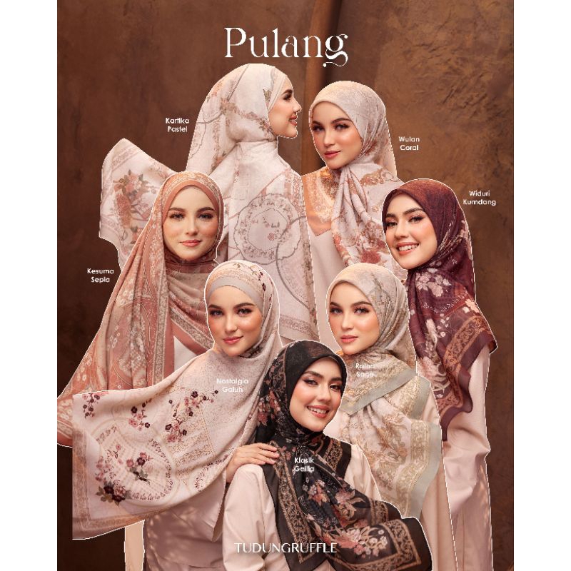 READY STOCK ORIGINAL TUDUNG RUFFLE BAWAL PULANG/KUEH/QALBY/SERENITY ...